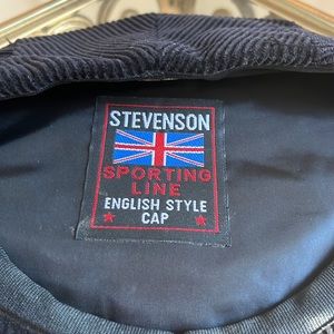 Accessories | Stevenson Sporting Line English Style Cap Corduroy Black ...